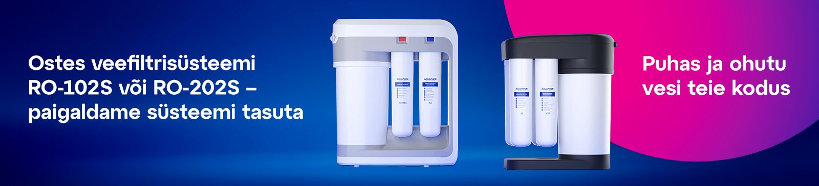 Puhas ja ohutu vesi teie kodus